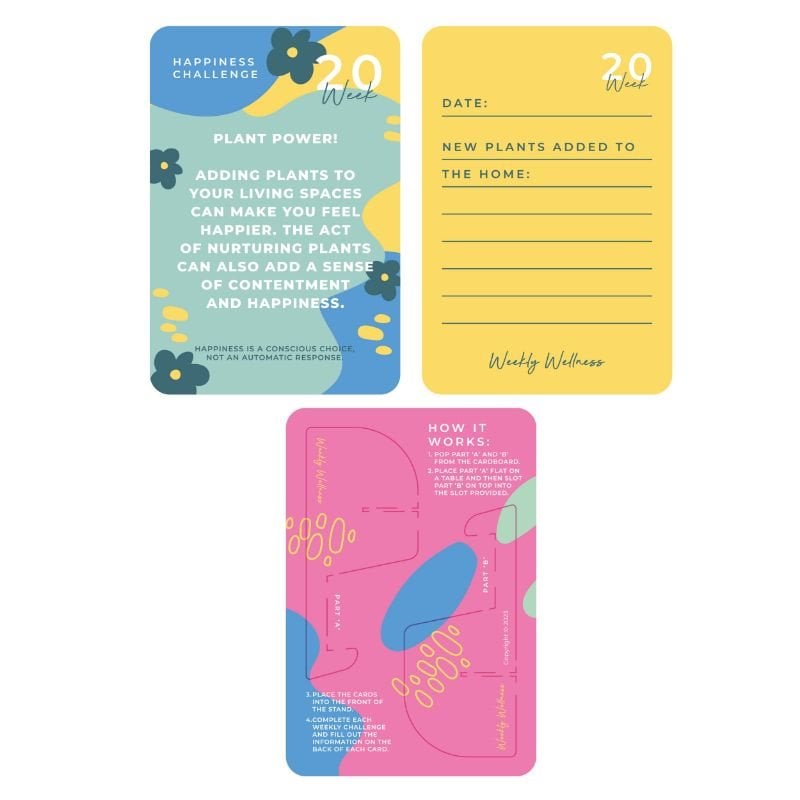 Happiness Weekly Wellness Cards | Foyles