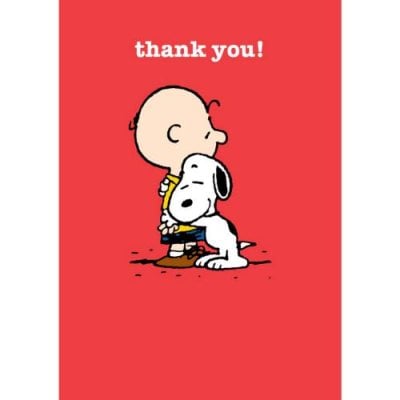 Snoopy Thank You | Foyles